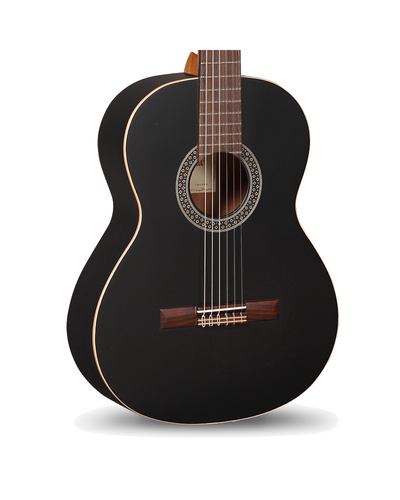 GUITARRA CLASICA ALHAMBRA BLACK SATIN 7FS